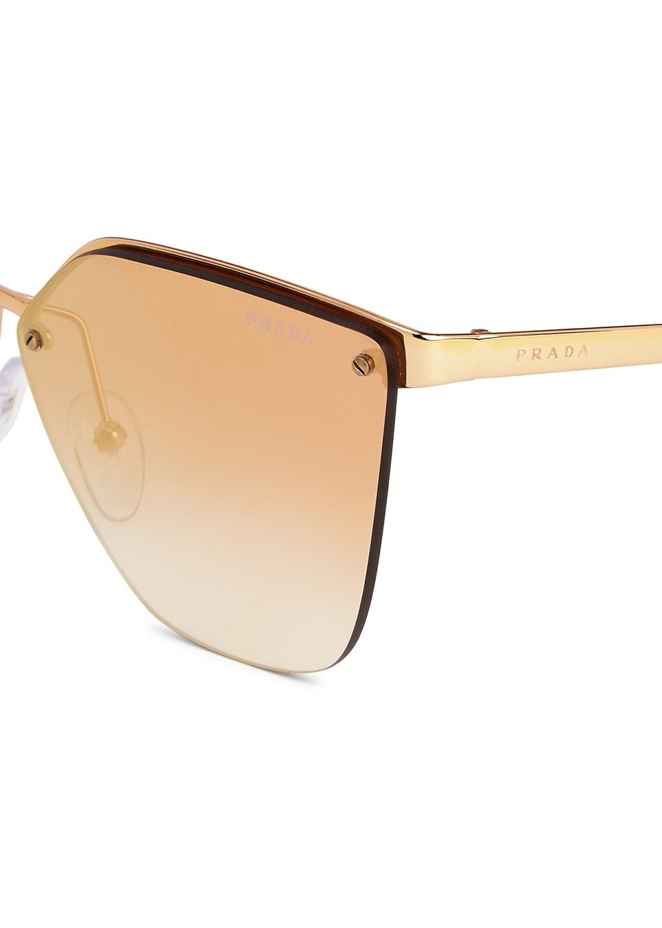 PRADA PRADA PINK MIRROR SUNGLASSES | Harvey Nichols