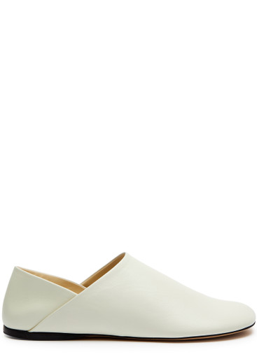 LOEWE Toy leather slippers | Harvey Nichols