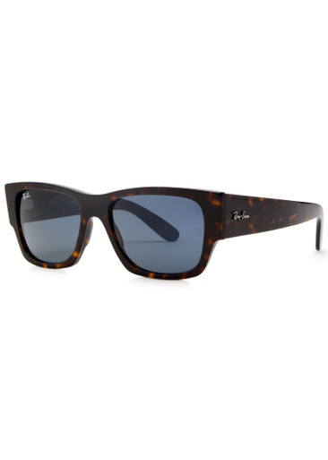 RAY-BAN Rectangle-frame sunglasses | Harvey Nichols