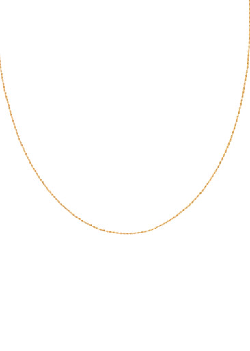 ASTRID & MIYU Rope chain 18k gold-plated necklace | Harvey Nichols