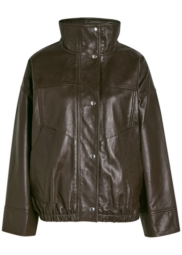 ROHE High-neck leather jacket | Harvey Nichols