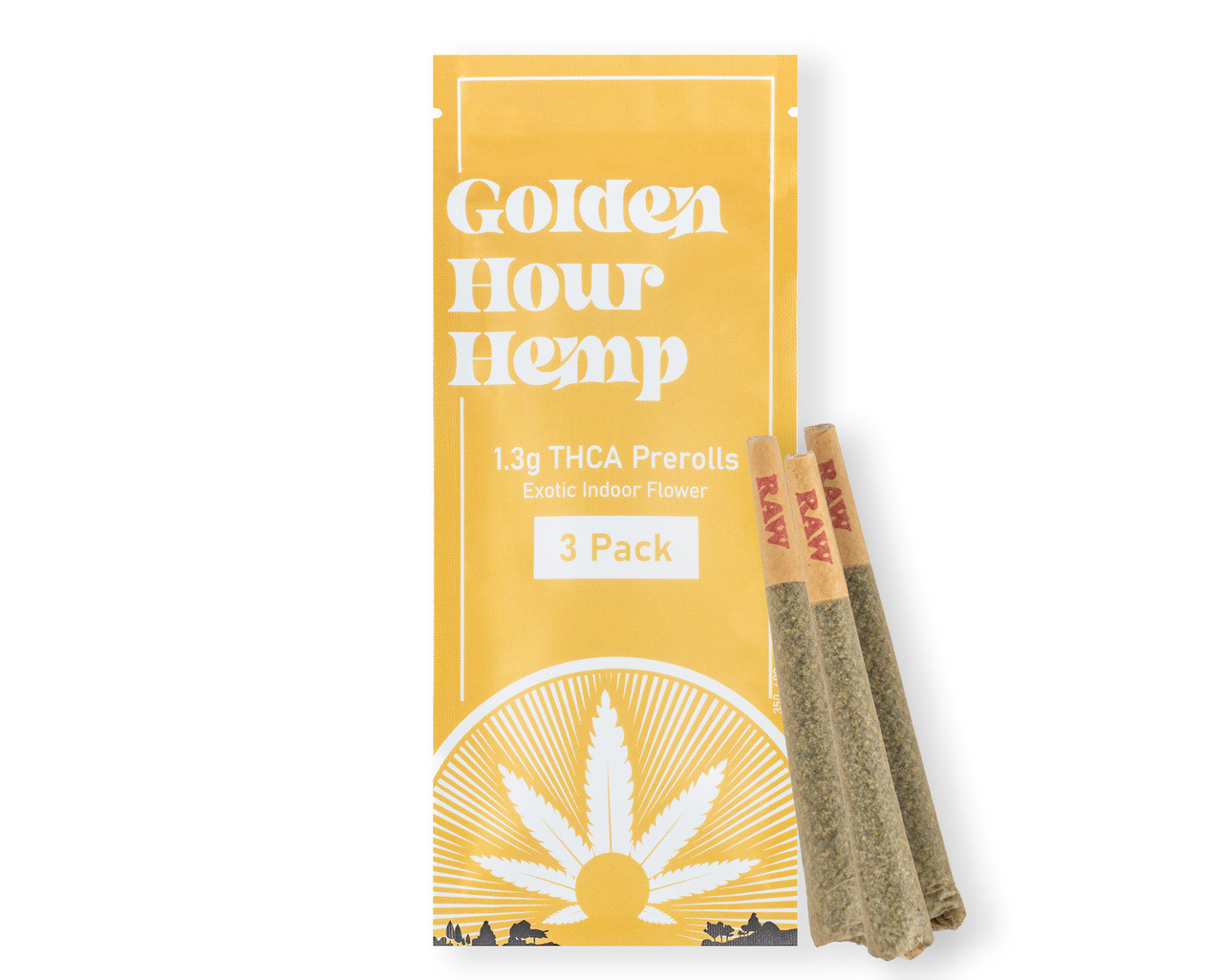 Exotic THCA Kiefed Prerolls 3-Pack | Up to 40% THCA