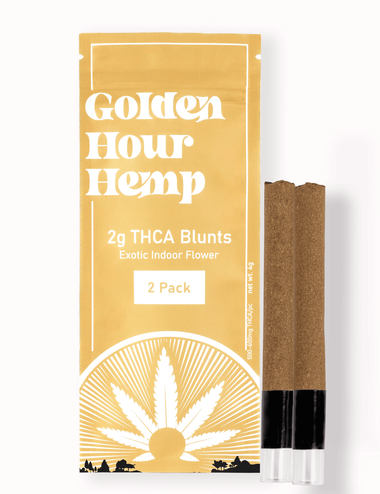 Exotic THCA Prerolls | 3-Pack 30-35% THCA | Golden Hour Hemp