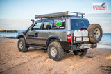 Nissan GU patrol rear bumper and tyre carrier