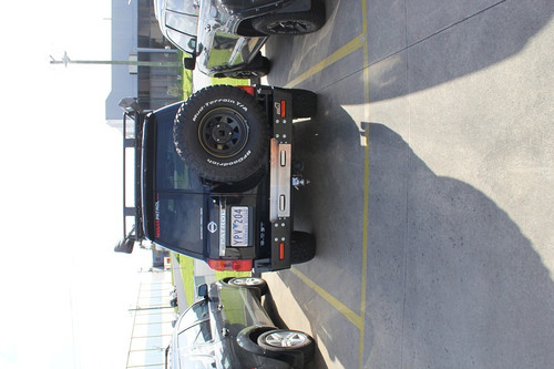 Nissan GU patrol rear bumper and tyre carrier