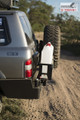Nissan GU patrol rear bumper and tyre carrier