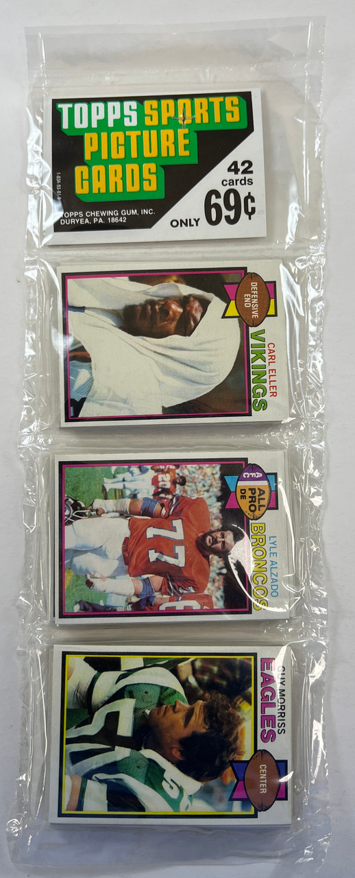 1979 Topps Football Rack Pack 03 Includes Roger Staubach - Larry ...