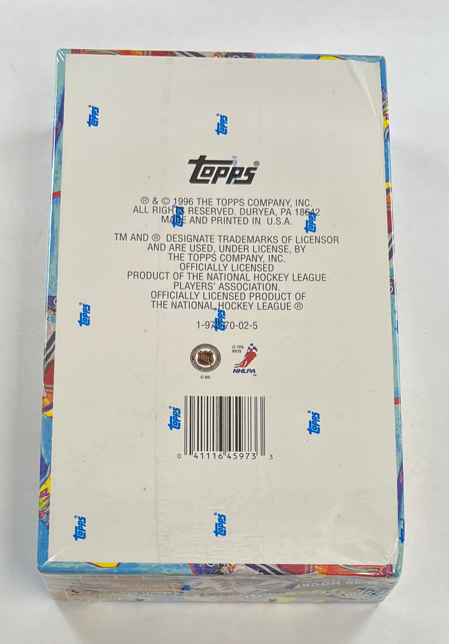 1995-96 Topps Hockey Series 2 Unopened Box - Larry Fritsch Cards LLC ...