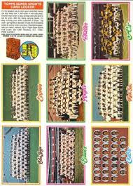 1978 Topps Baseball Checklist Uncut Sheet - Larry Fritsch Cards LLC ...