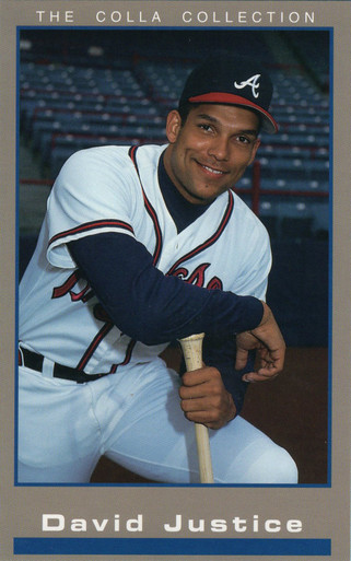 1994 Barry Colla Postcard Single - Dave Justice - Larry Fritsch Cards ...