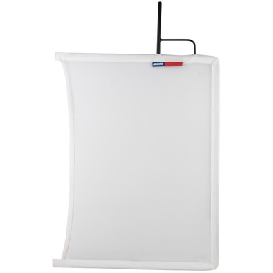 KG094612 18"x24" Open End Flag Frame Double White Bobbin Net | Kupo