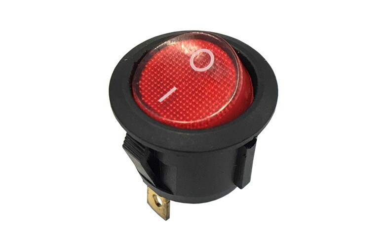 Mini LED rocker switch at Tawco Marine
