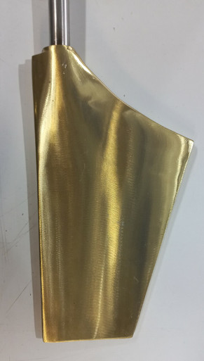 Rudder, bronze cast medium blade to suit 1”shaft