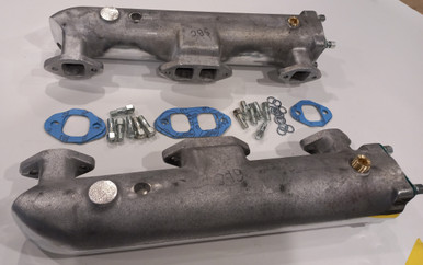 Chev 350 2.5” water cooled manifolds