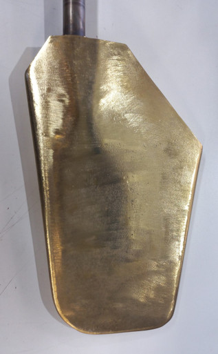 Boat rudder, cast bronze large blade from Tawco