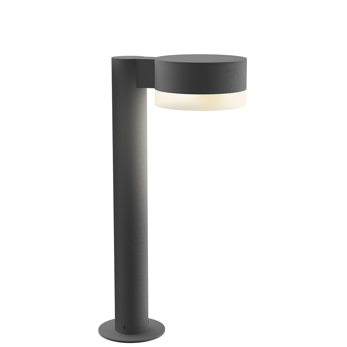 REALS LED Bollard in Textured Gray