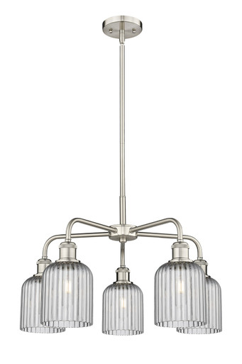 Ballston Five Light Chandelier in Matte Black