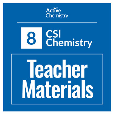 Active Chemistry - Teacher Materials - CSI Chemistry - Activate Learning Store
