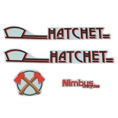 Hatchet Sticker Set for Frame & Gear
