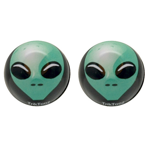 Trick Topz Valve Cap Alien | Unicycle.com