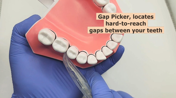 Gap Picker, a new revolutionary method for cleaning between teeth