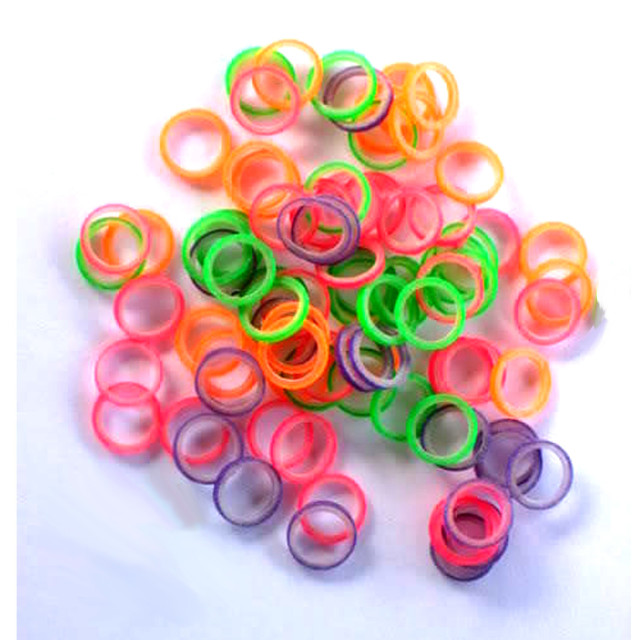 Oral Elastics Neon Rubber Bands (pk of 5000) - ORTHOMECHANIC LC