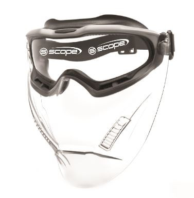 Spartan Safety Goggle Red Frame