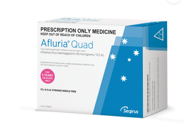 Buy Afluria Quad 2025 Influenza Vaccine - No Needles - Box of 10 | BioFast