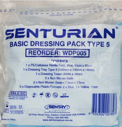 Buy Senturian Basic Dressing Pack Type 5 - Each | BioFast