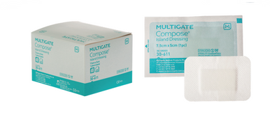 Buy Multigate Compose Island Dressing 7.5 X 5cm | BioFast