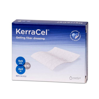 Buy Kerracel Gelling Fiber Dressing 5x5cm - Box of 10 | Biofast