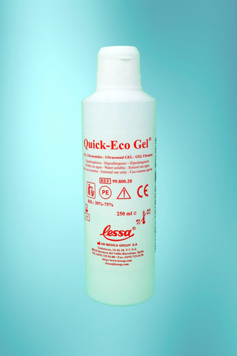 Lessa Ultrasound Quick Eco Gel 250ml - Clear or Blue