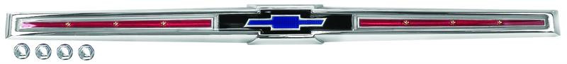New 1965 Impala Trunk Emblem w/Chrome Bezel.