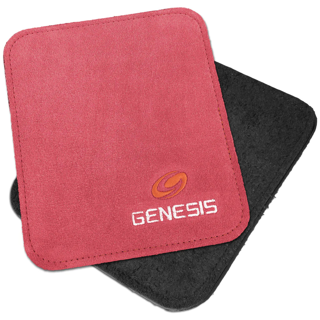 Genesis Pure Pad Buffalo Leather Bowling Ball Wipe Pad Magenta