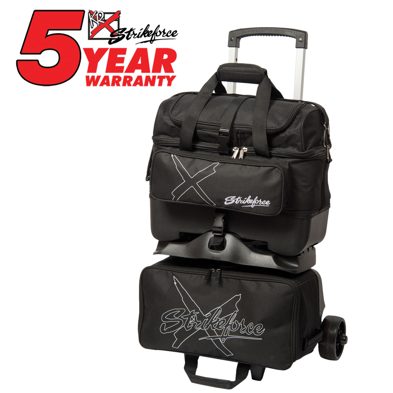 KR Strikeforce Hybrid X Black 4 Ball Roller Bowling Bag