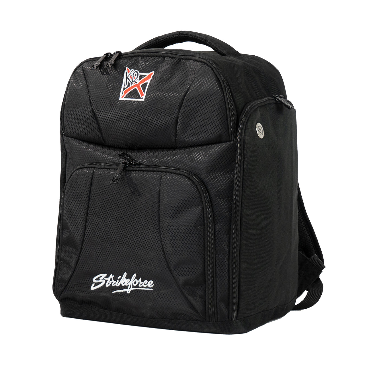 KR Strikeforce Strikepack Black Single Ball Bowling Backpack