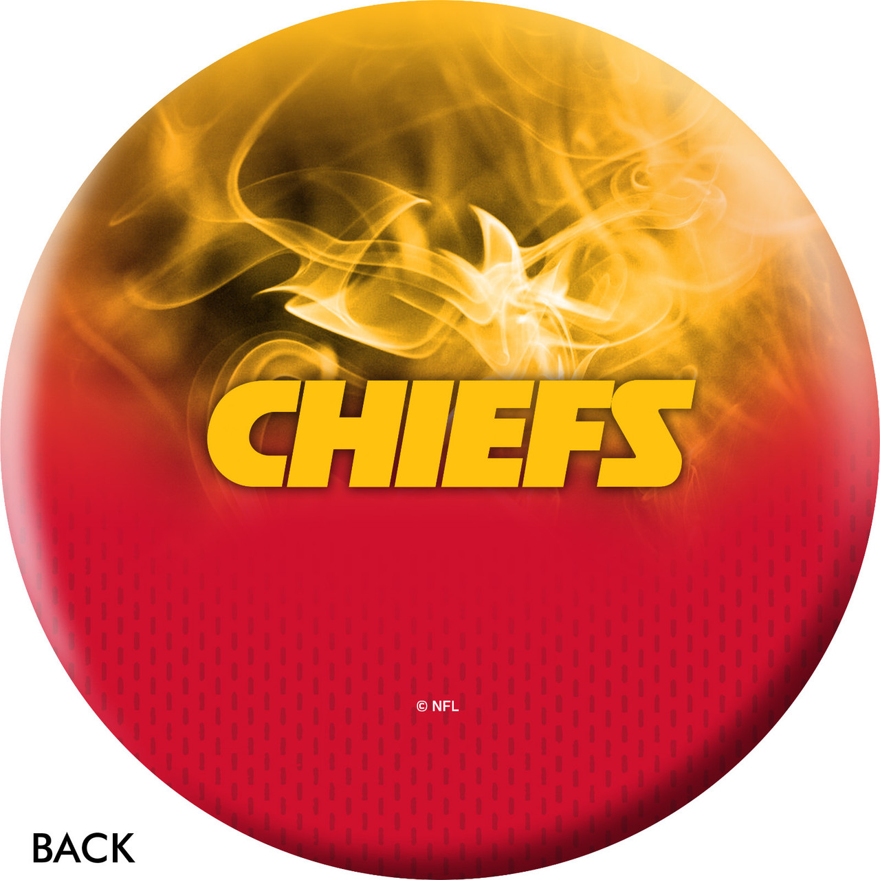 NFL On Fire Kansas City Chiefs Bowling Ball
