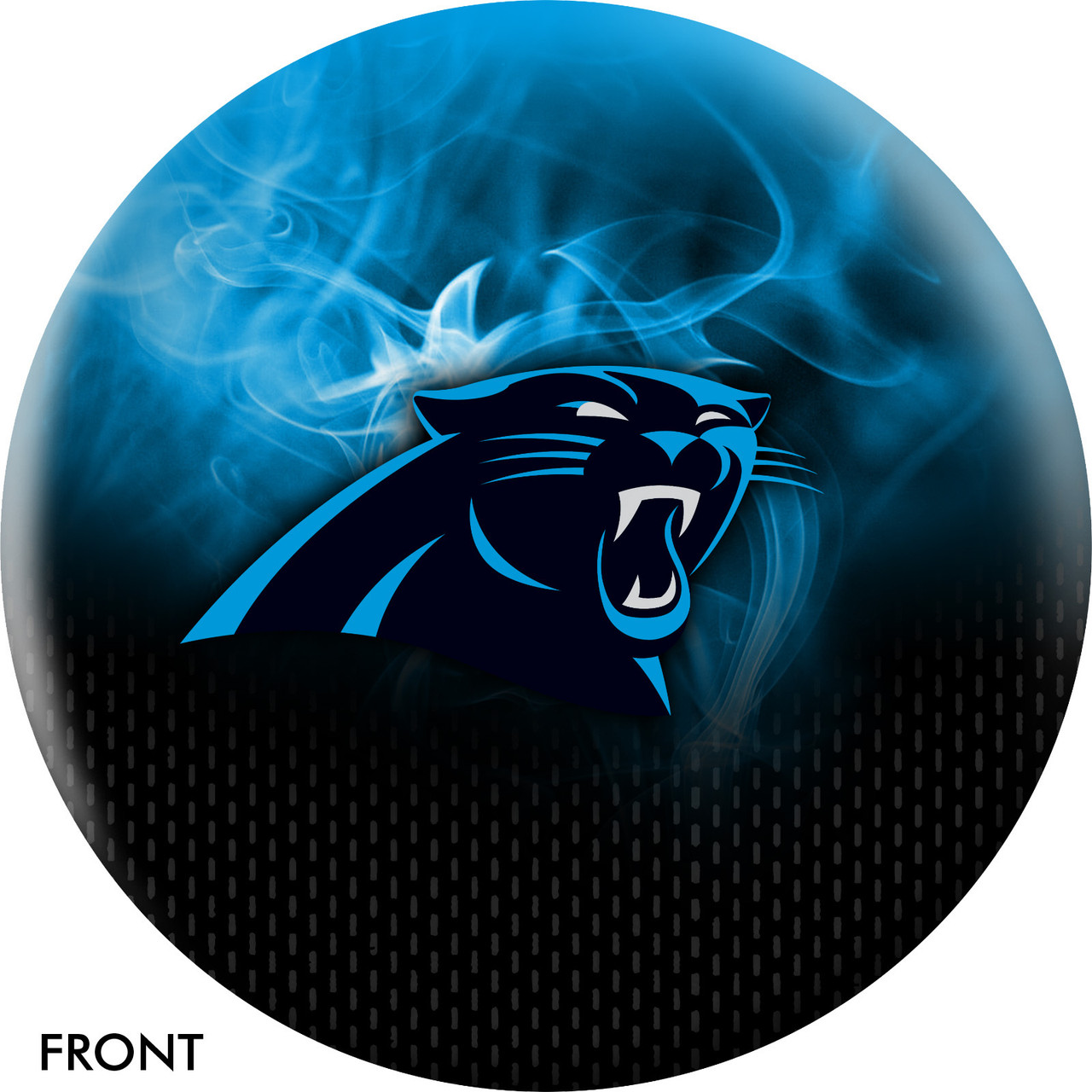 NFL On Fire Carolina Panthers Bowling Ball