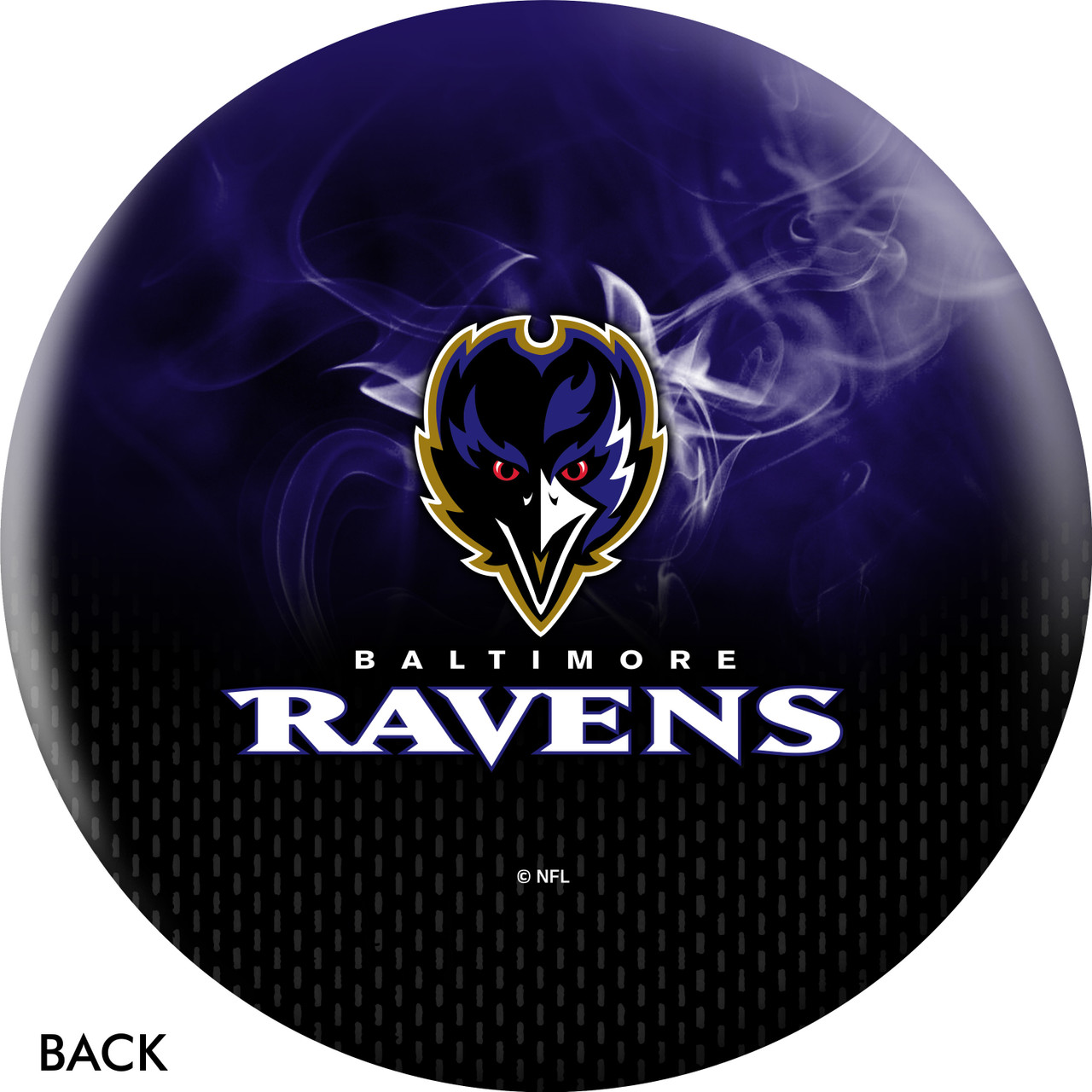 NFL On Fire Baltimore Ravens Bowling Ball
