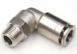 1/4" PTC, NPT Nickel Elbow for Cylinders - Martin Manufacturing Company LLC