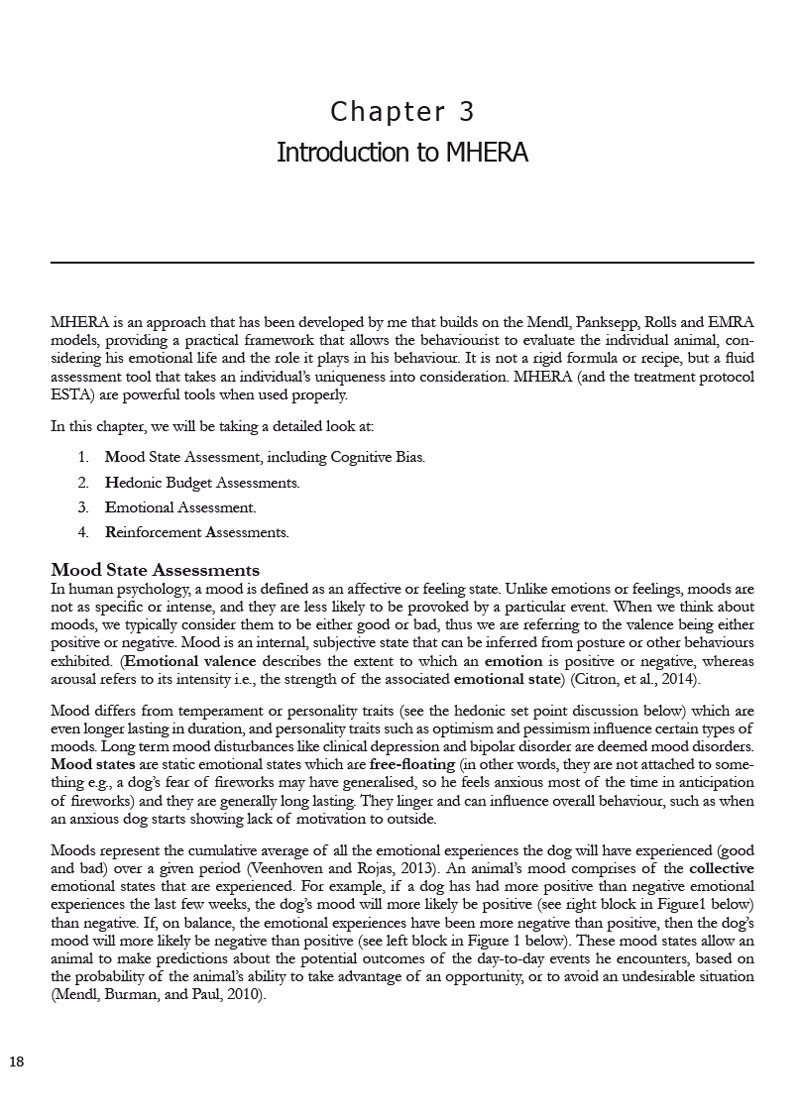 Mood Matters: MHERA: An innovative assessment approach to animal ...