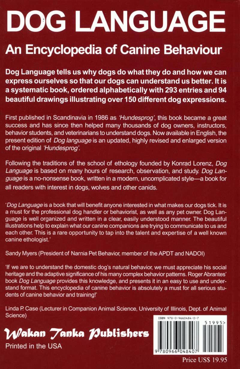 Ebook: Dog Language - An Encyclopedia Of Canine Behavior - Dogwise