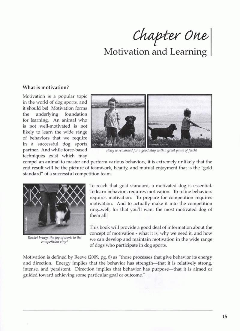 Dog Sports Skills, Book 2: Motivation - Dogwise