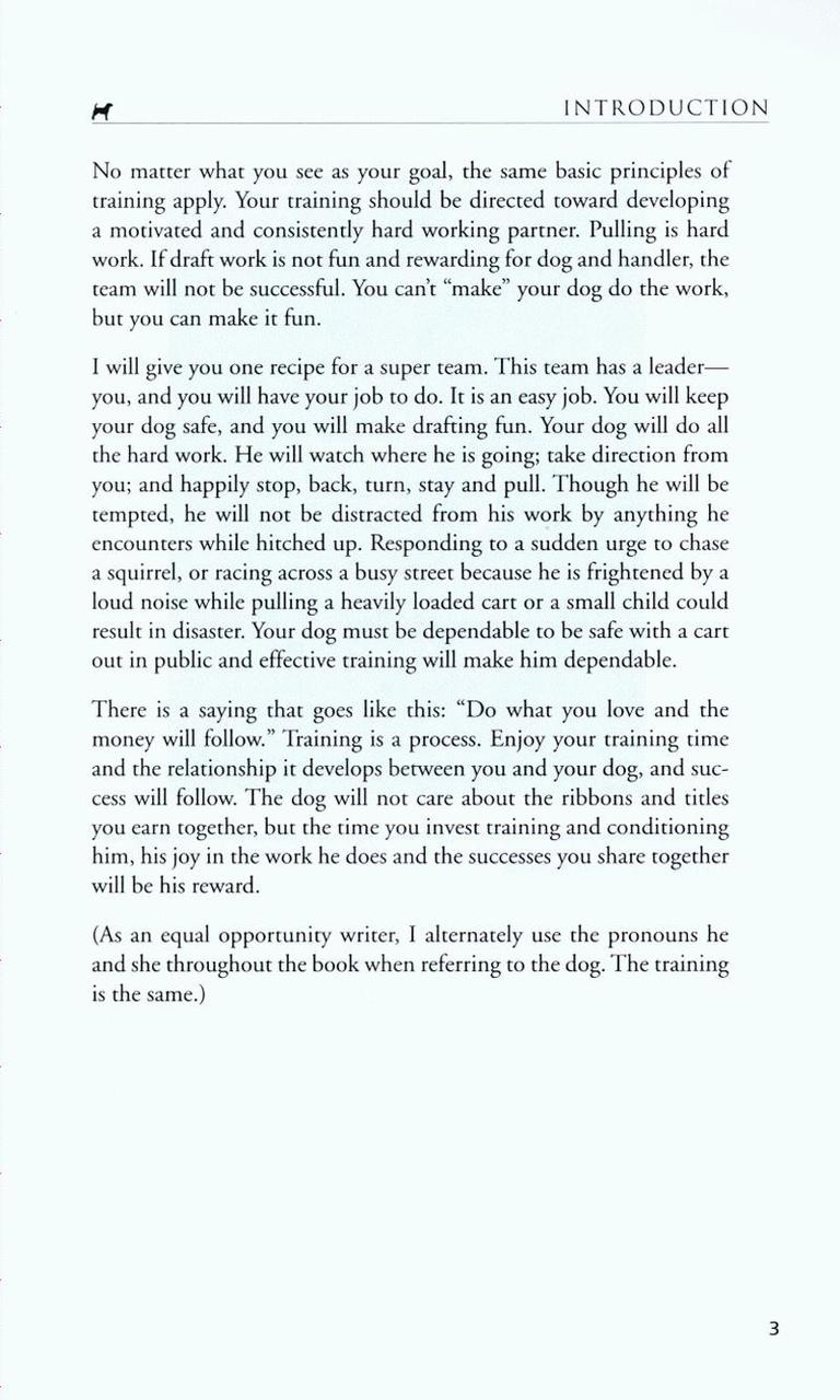 Carting With Your Dog - Positive Draft Training for Fun and Competition ...