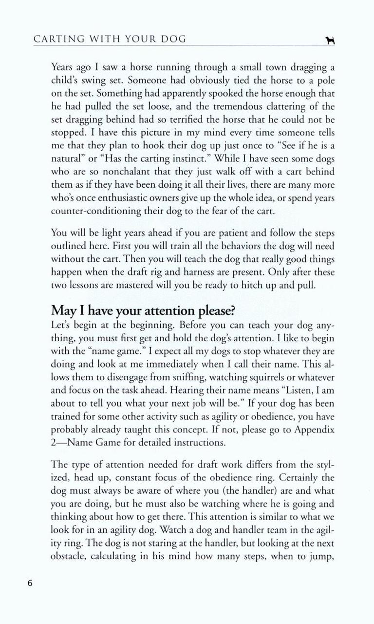 Carting With Your Dog - Positive Draft Training for Fun and Competition ...