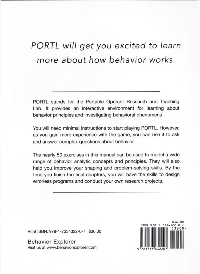 PORTL: The Portable Operant Research and Teaching Lab