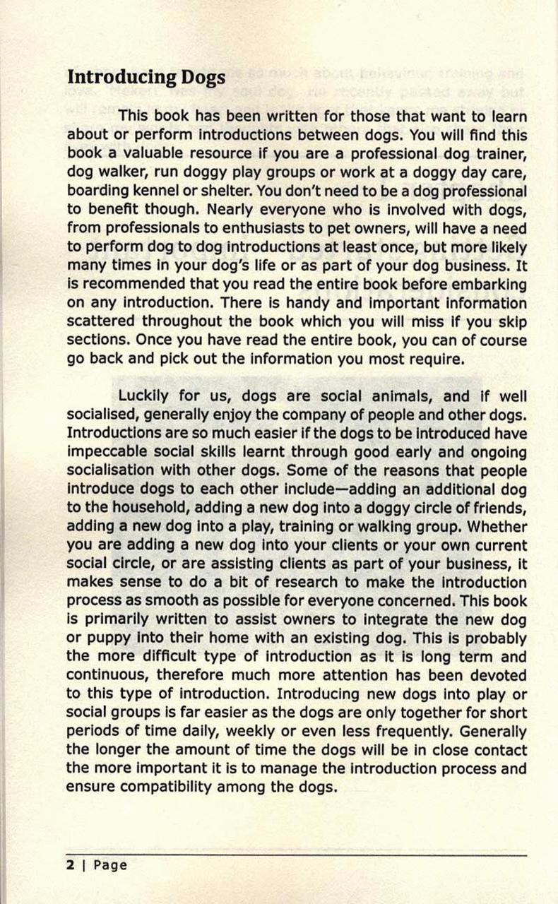 The Art Of Introducing Dogs: A Guide for Conducting Dog-To-Dog ...