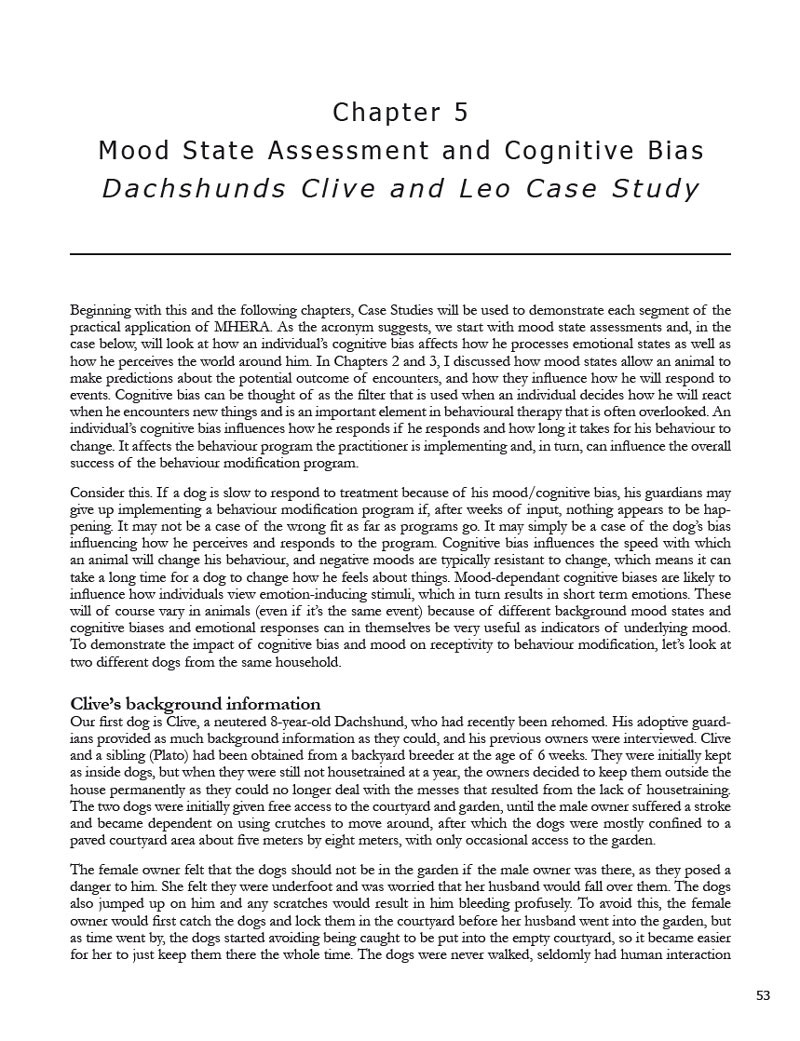 Mood Matters: MHERA: An innovative assessment approach to animal ...