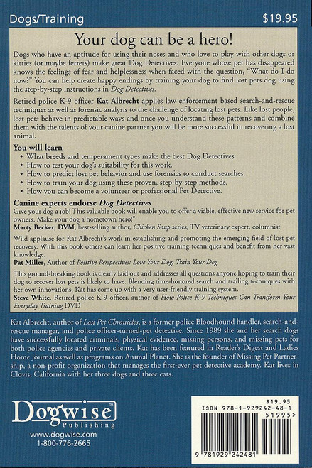 Dog Detectives - Train Your Dog To Find Lost Pets - Dogwise