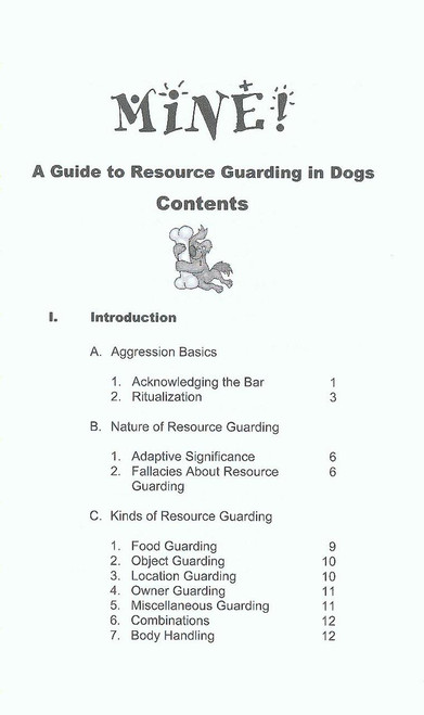 Mine! - A Practical Guide To Resource Guarding In Dogs - Dogwise